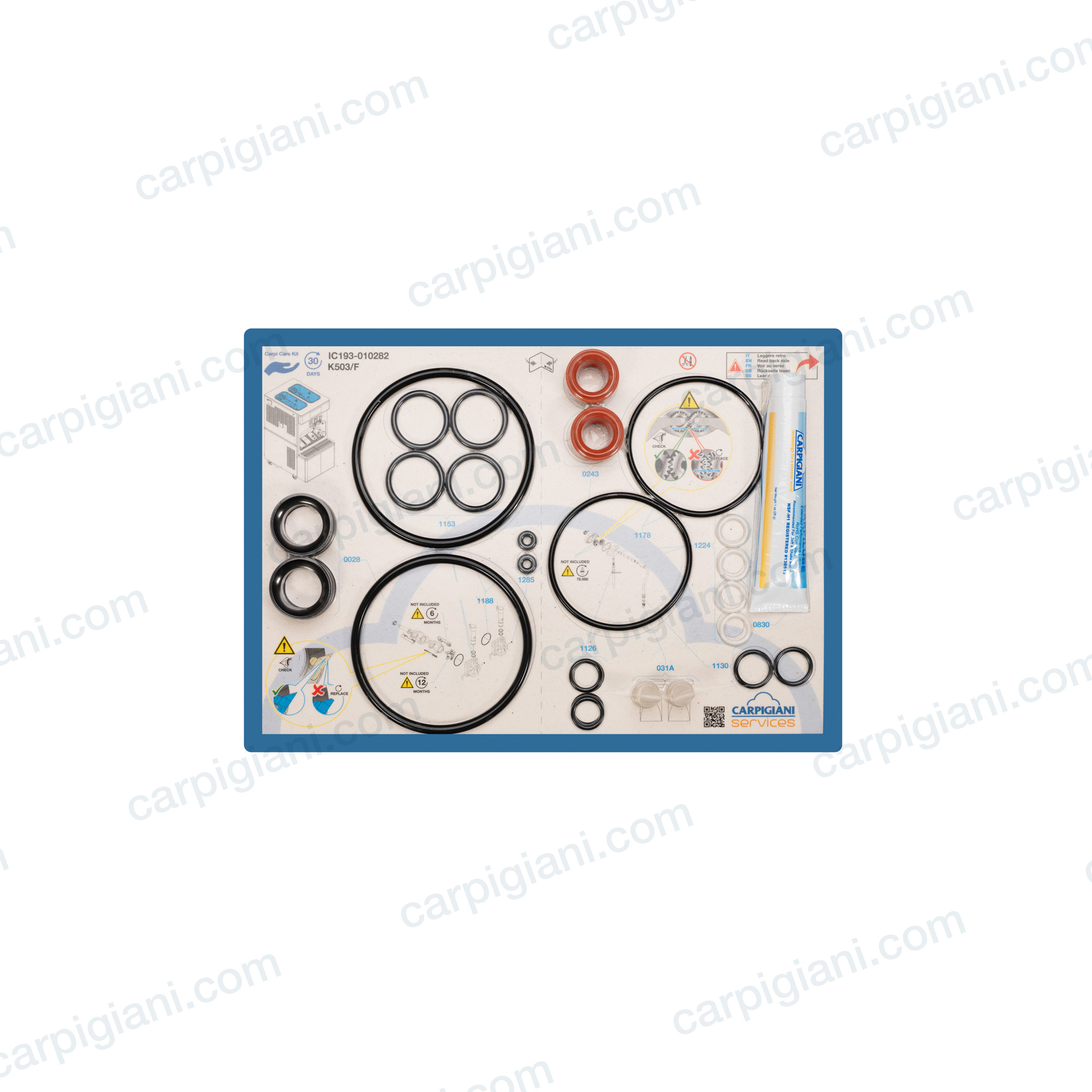 CARPICARE KIT K503 F - Shop Carpigiani